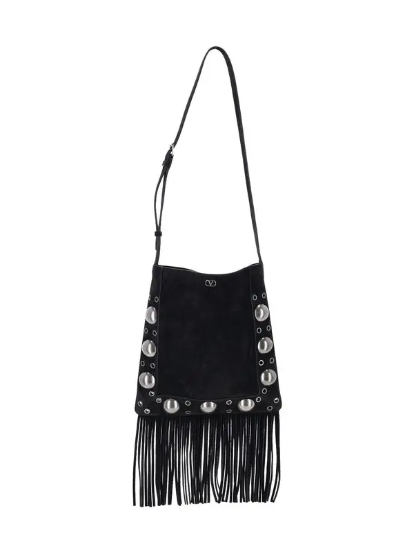 Valentino Garavani Medium Shoulder Bag "nellcôte - Black