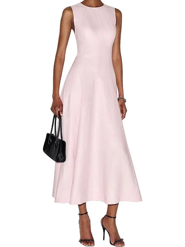 REFORMATION Cecilia Linen Dress - Cherry Blossom