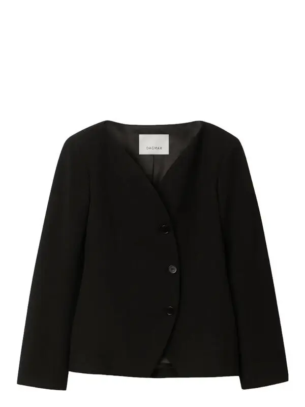 HOUSE OF DAGMAR Single-breasted Blazer - Black