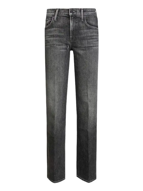 MOTHER The Bookie Sneak Denim Jeans - Blue