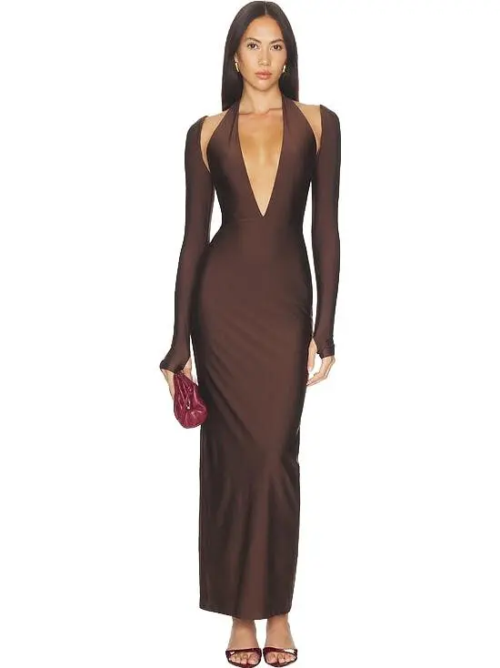 NAKEDVICE X Dawson Dress - Chocolate