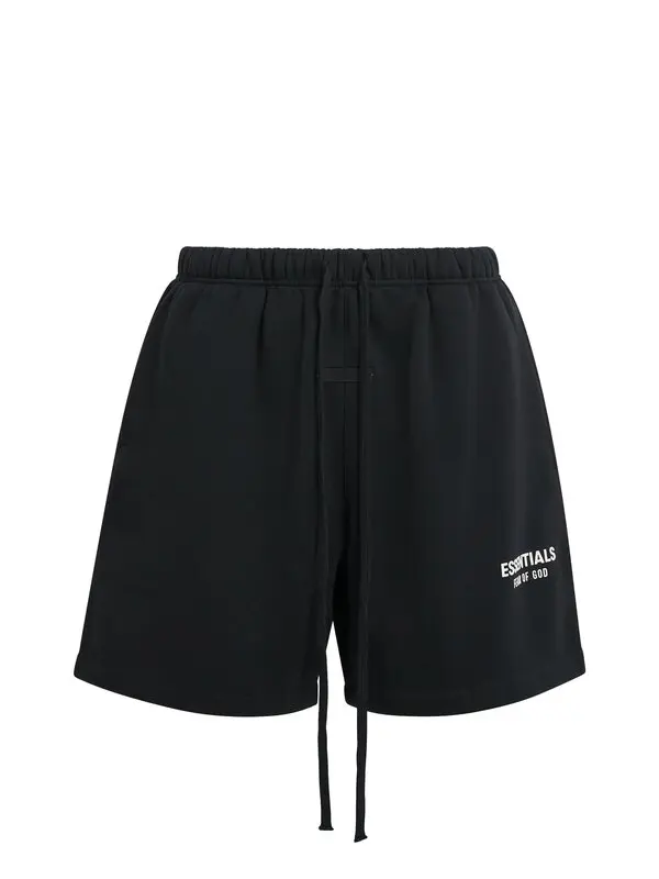 Fear Of God Logo Classic Sweatshorts - Black