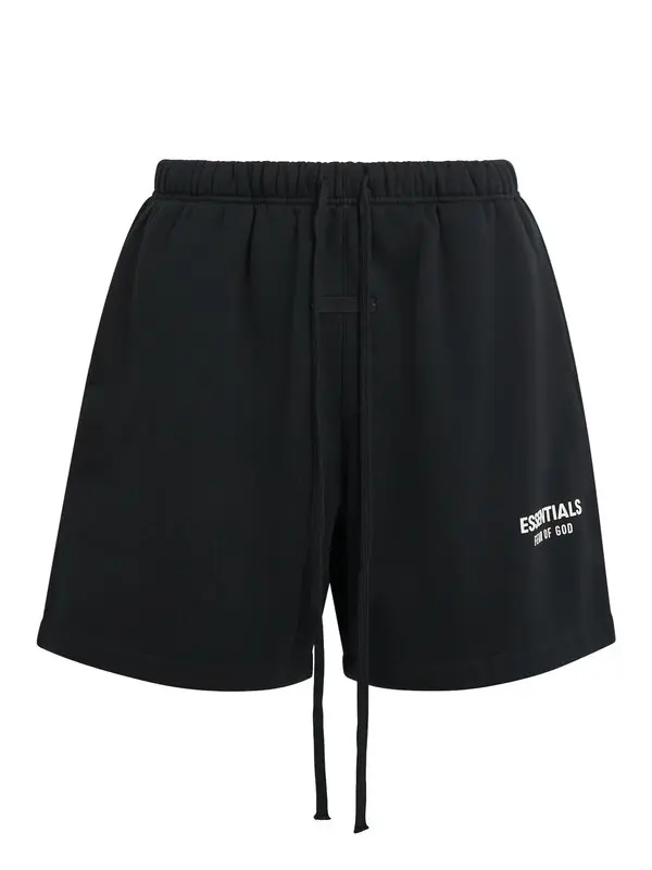 Fear Of God Logo Classic Sweatshorts - Black