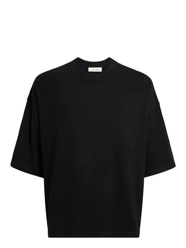 Fear Of God Soft Knit T-shirt - Black