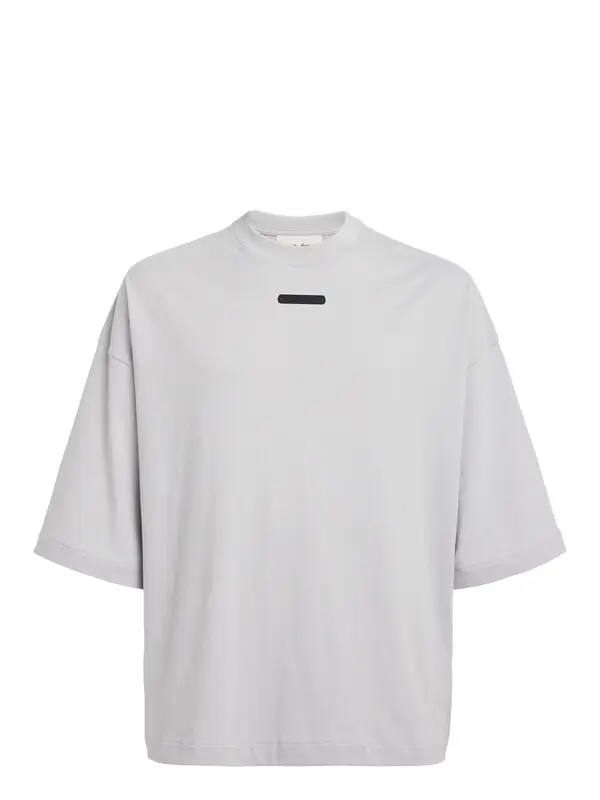 Fear Of God Cotton Boxy Merch T-shirt - Blue