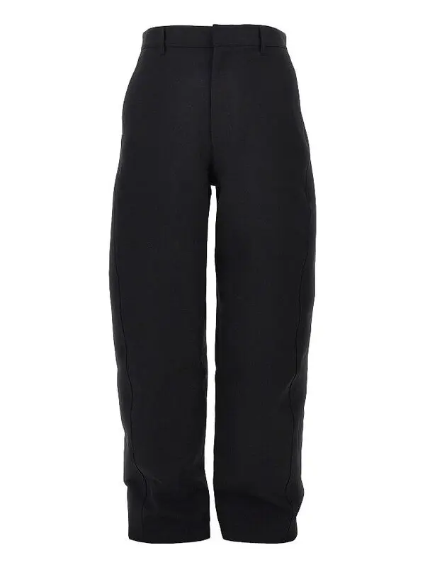 Givenchy Couture Seam Cotton Gabardine Pants - Black