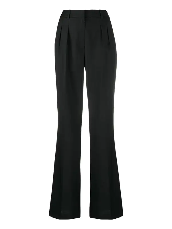Loulou De Saison Pleated Wide-leg Trousers - Black