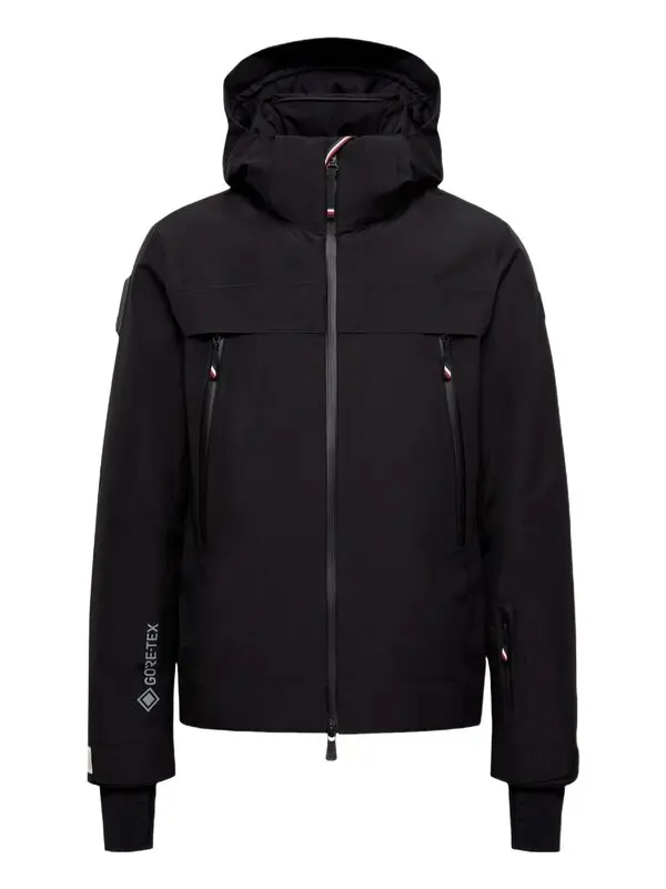 Moncler Balmhorn Hooded Gore-tex Insulated Ski Jacket - Black