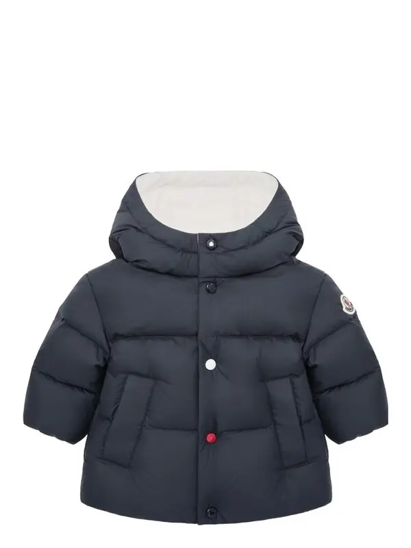 Moncler Romain Hooded Down Jacket - Navy Blue