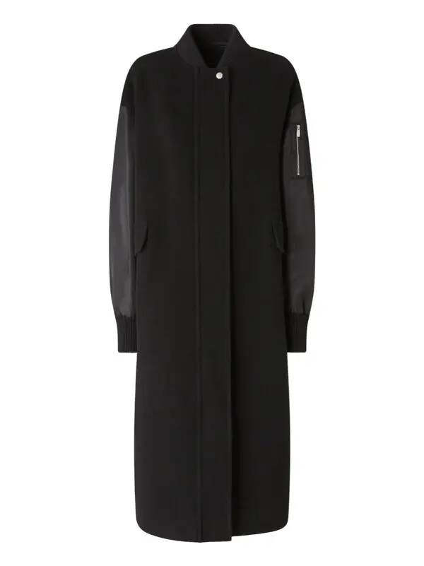 Pinko Long Sleeved Coat - Black