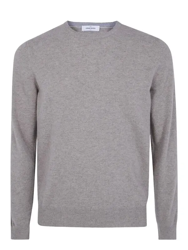 GRAN SASSO Crewneck Knitted Jumper - Sand