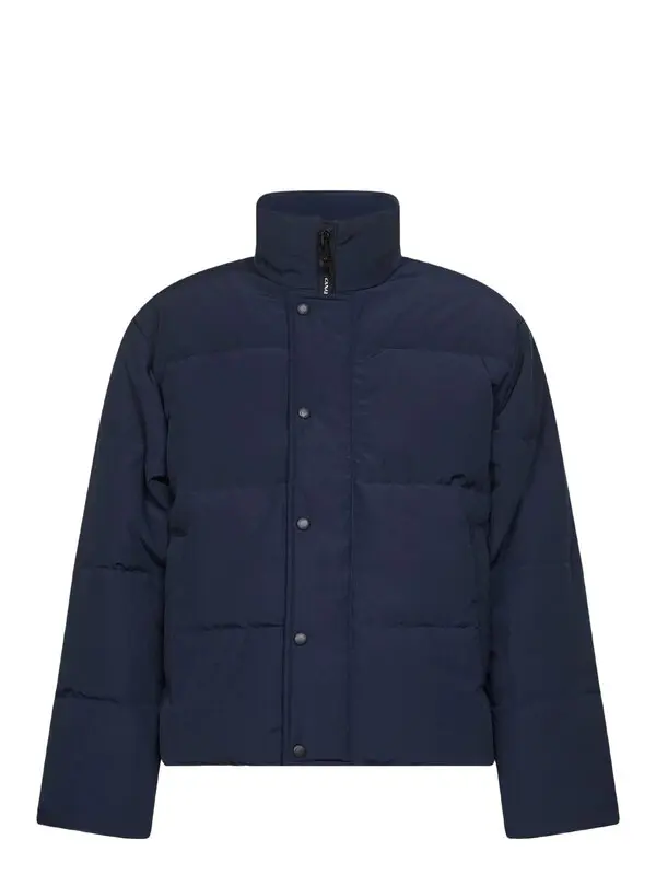 Canada Goose Bayview Down Jacket With Logo Patch - Black