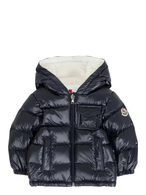 Moncler Mesles Hooded Down Jacket - Blue