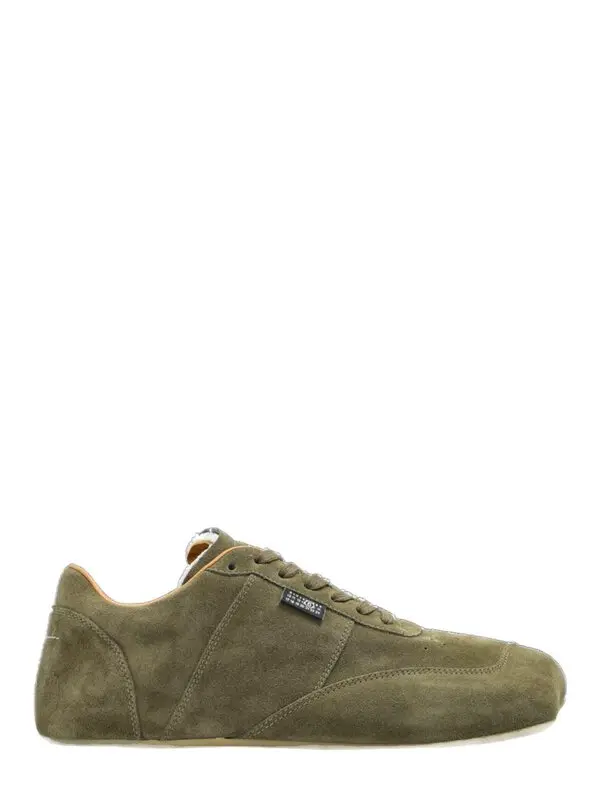 MAISON MARGIELA Logo Tag Lace-up Sneakers - Green