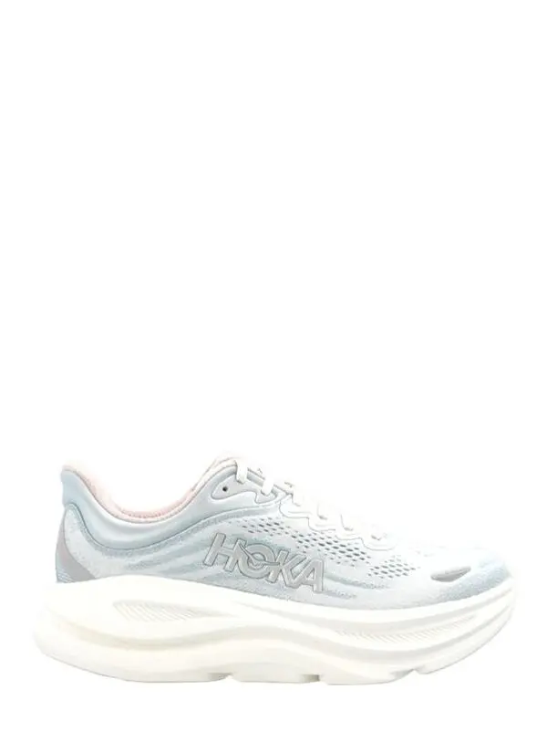 Hoka One One Bondi 9 Glossed Sneakers - White