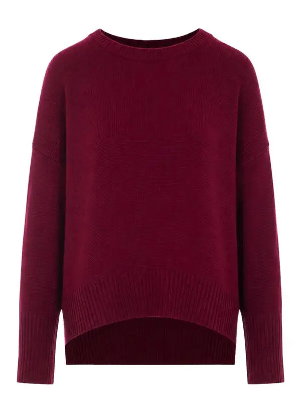 LISA YANG Mila Crew Neck Sweater - Red