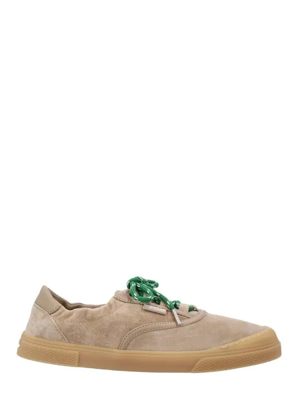 Moncler Lace-up Low-top Casual Sneakers - Nude