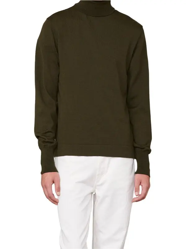 Officine Générale Turtleneck Sweater - Olive