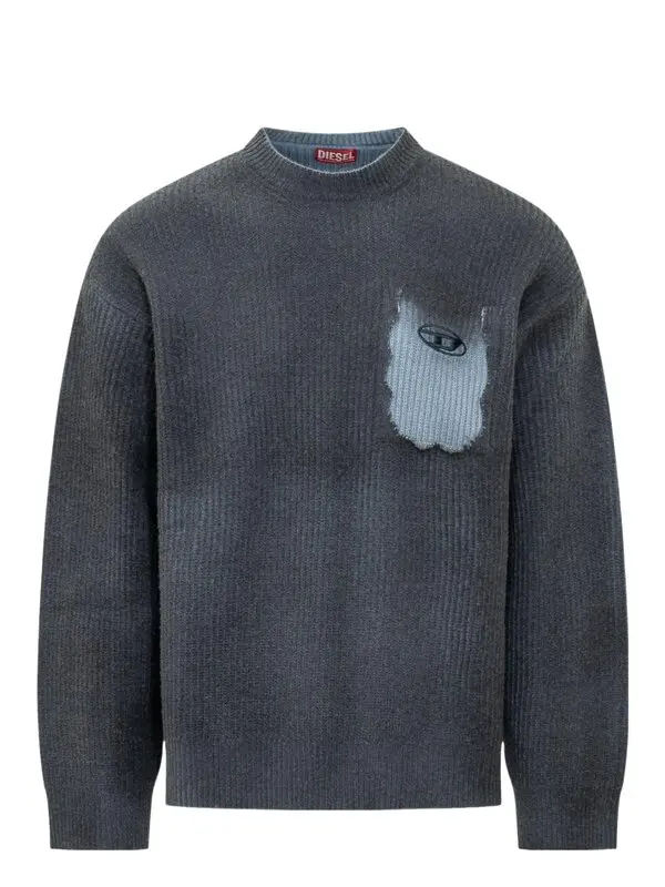 DIESEL® Long Sleeved Jumper - Black