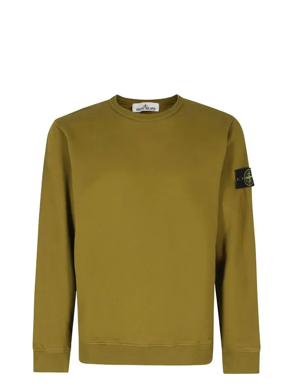 Stone Island Crew Neck Sweatshirt - Green