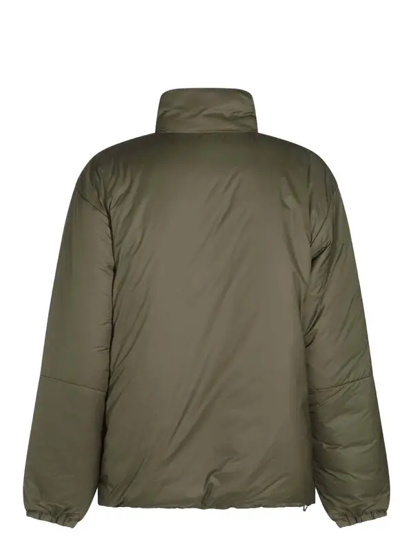 Miu Miu Down Jacket With Ripstop Fabric And Windproof Properties - Forest Green