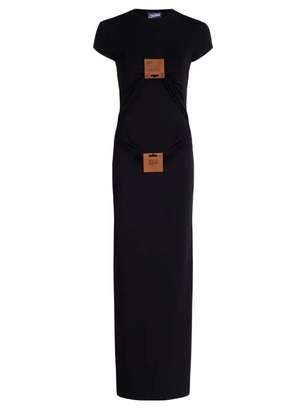 JEAN PAUL GAULTIER Round Neck Dress - Black
