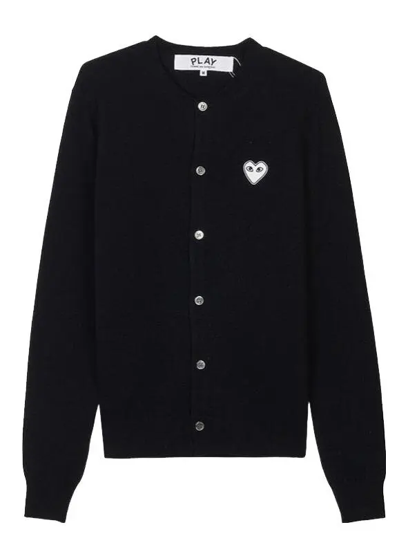 Comme Des Garçons Long Sleeve Cardigan - Black