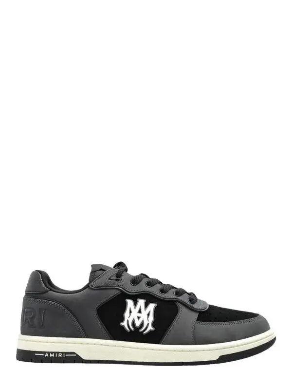 Amiri Lace-up Perforated Sneakers - Black
