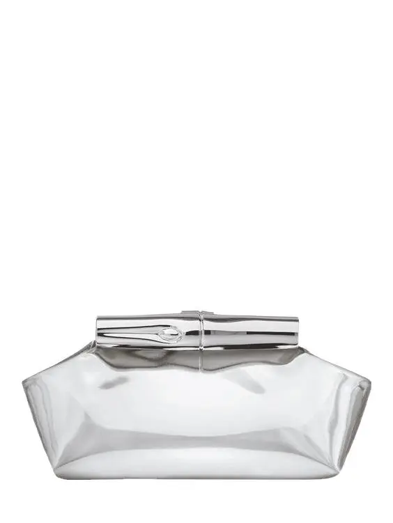 Longchamp Le Roseau S Pouch - Silver