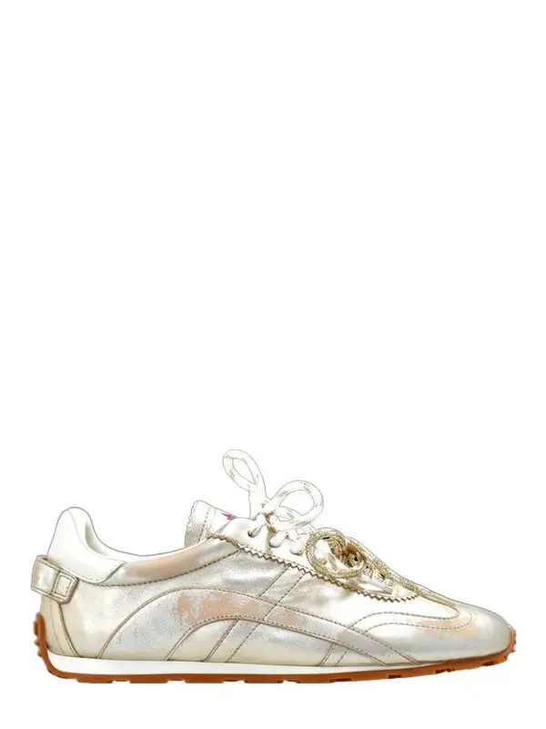Dsquared2 Metallic Lace-up Sneakers - White
