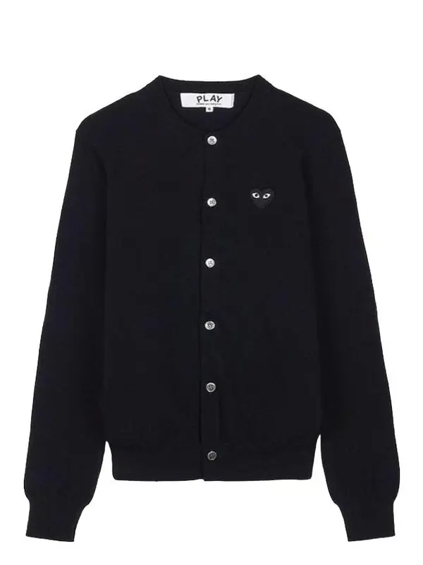 Comme Des Garçons Long Sleeve Cardigan - Black