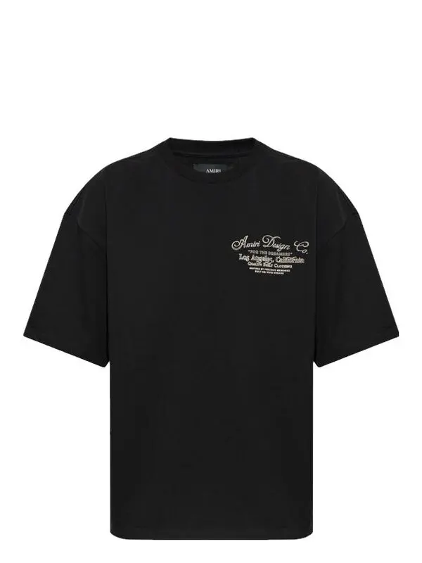 Amiri Script Logo T-shirt - Black