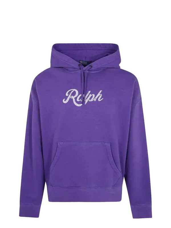 Polo Ralph Lauren Script Logo Hoodie - Purple
