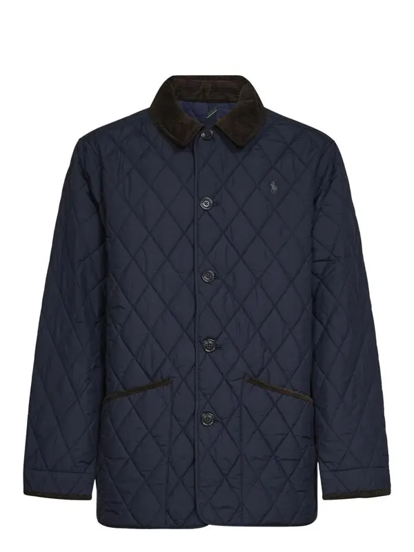 Polo Ralph Lauren Diamond Quilted Jacket - Navy Blue