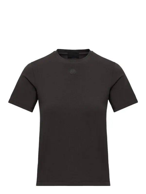 Moncler Logo Patch Crewneck T-shirt - Black