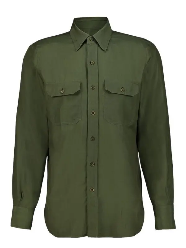 TOM FORD Long-sleeved Shirt - Green