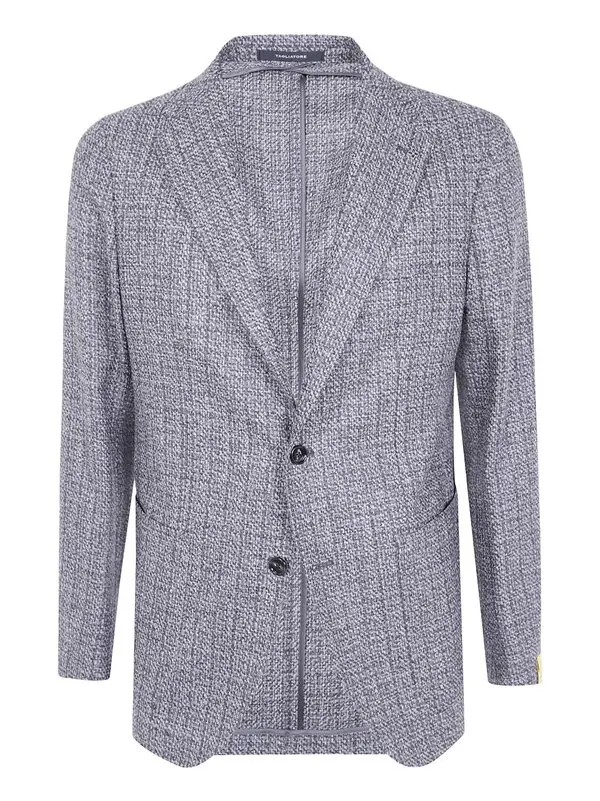Tagliatore Single-breasted Wool Blazer - Anthracite