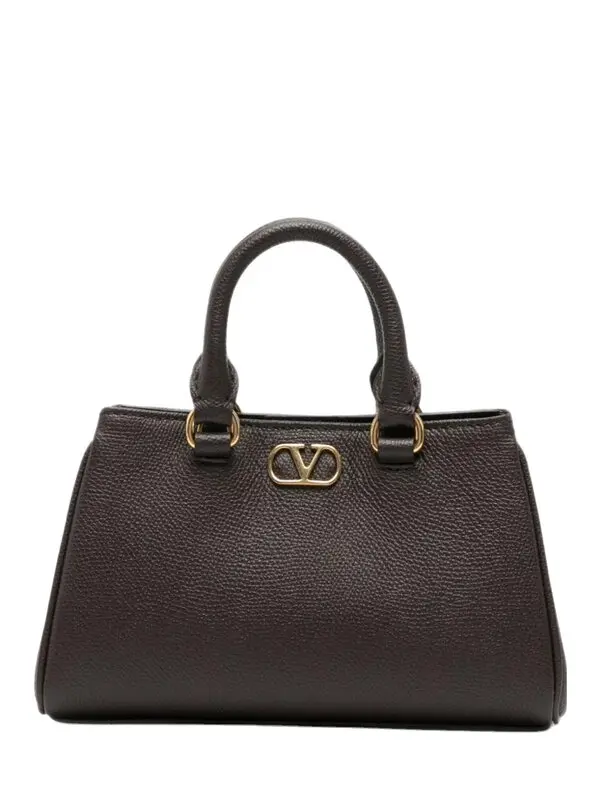 Valentino Garavani Vlogo Signature Mini Tote Bag - Brown