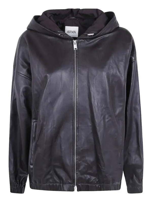 ARMA Guisy' Lamb Easy Jacket - Coffee Bean