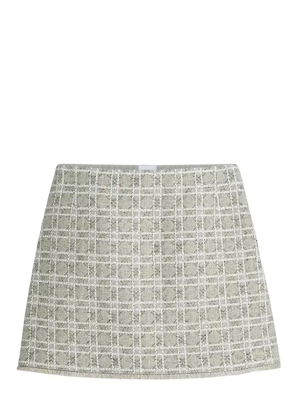 Dior A-line Mini Skirt - Grey
