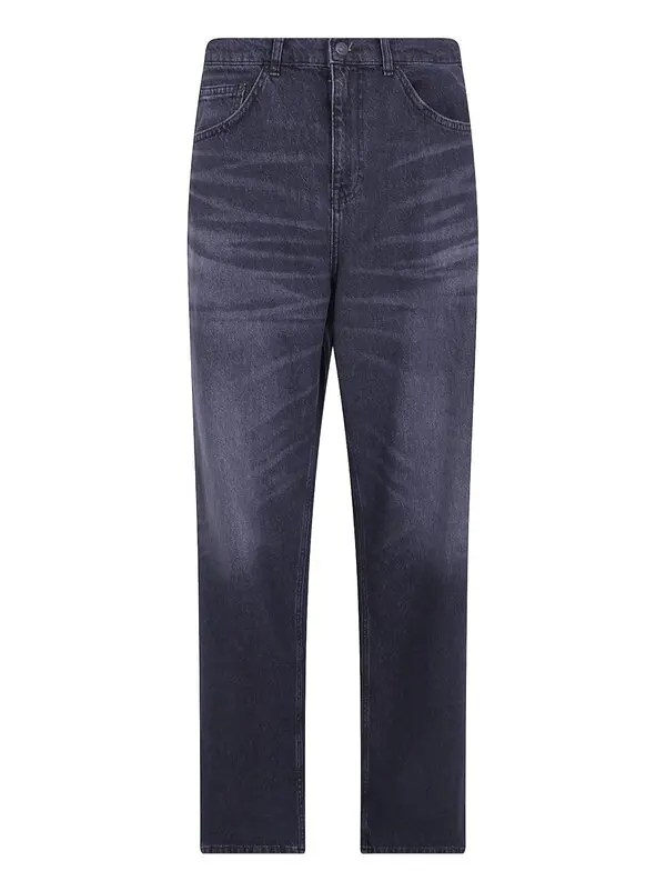 LES DEUX Straight-leg Jeans - Black Washed