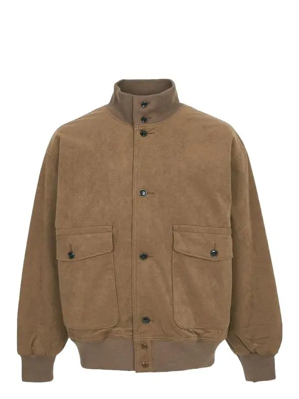 Nanamica Stand-up Collar Jacket - Beige