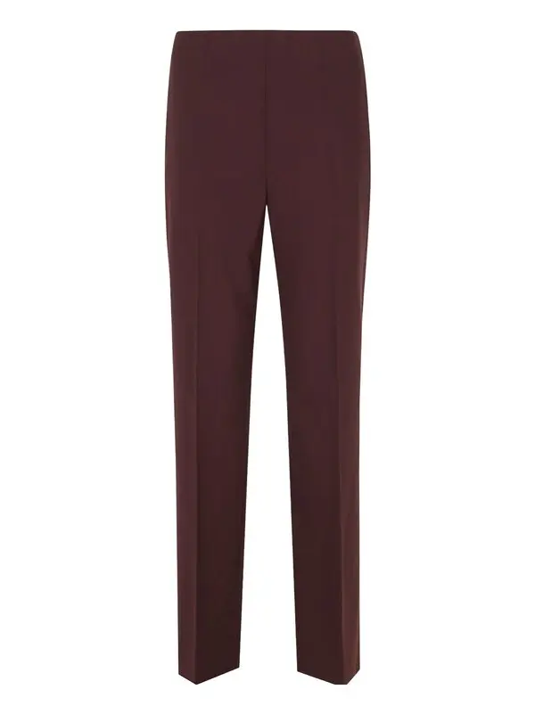 Alberta Ferretti Creased Casual Trousers - Red