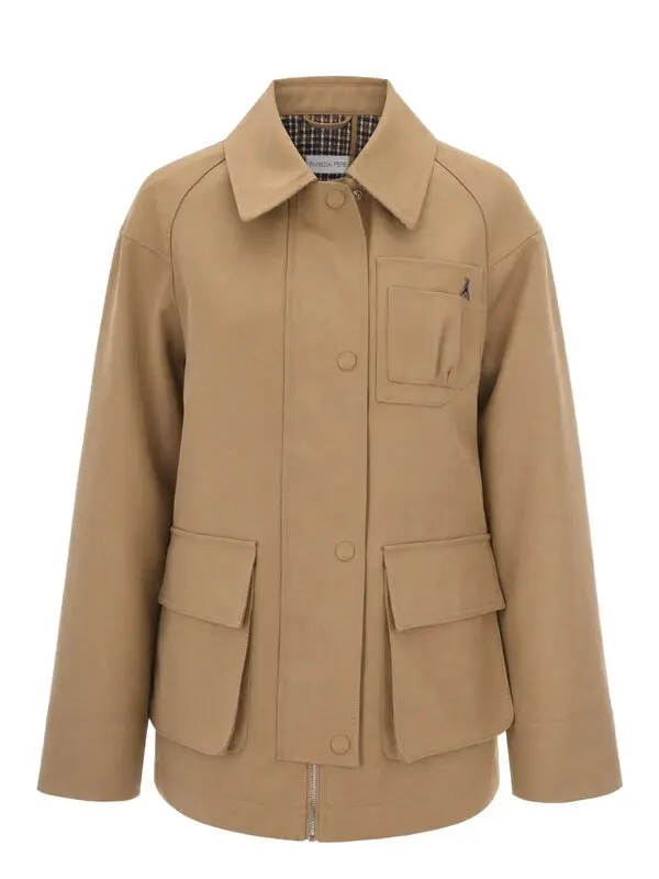Patrizia Pepe Casual Zip-up Jacket - Green