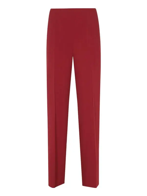 Alberta Ferretti Draped Casual Trousers - Red
