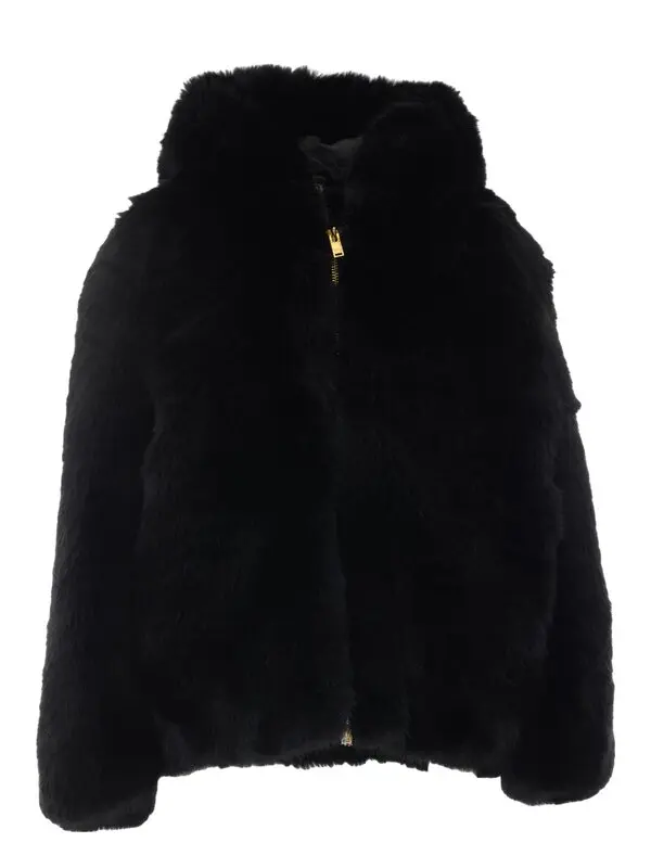 Moose Knuckles Ember Faux Fur Hooded Jacket - Black