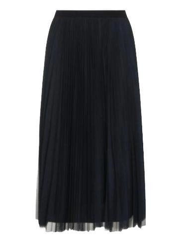 Fabiana Filippi Pleated Tulle Skirt - Black