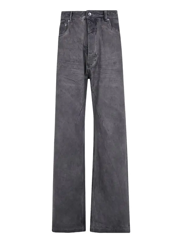 Rick Owens Faded Whiskered Jeans - Dust