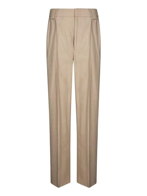 DONDUP Pressed-crease Trousers - Nude