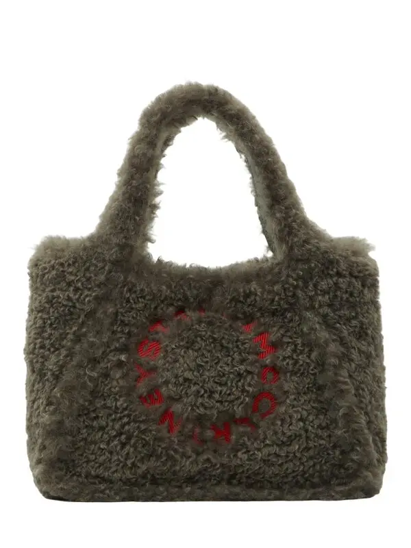 Stella McCartney Teddy Logo Tote Bag - Grey